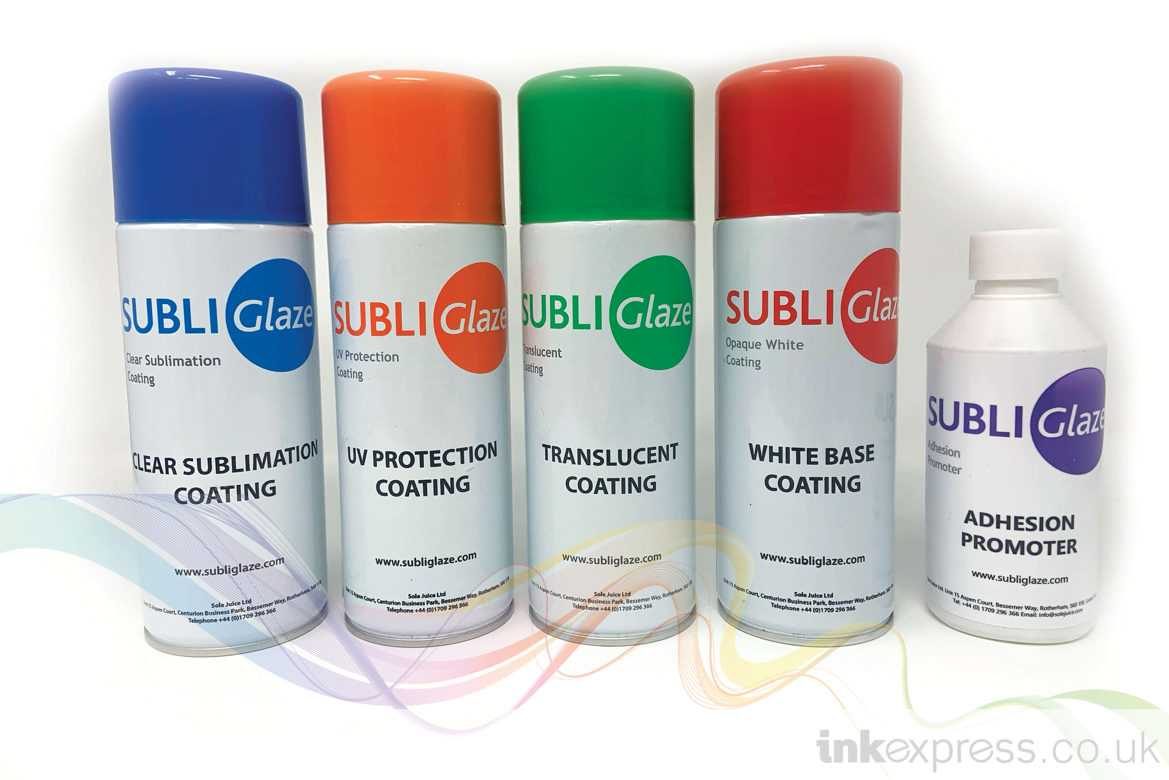 Sublimation Coating Spray 5 Pack - Full Subli Glaze Coating Set 400ml ...
