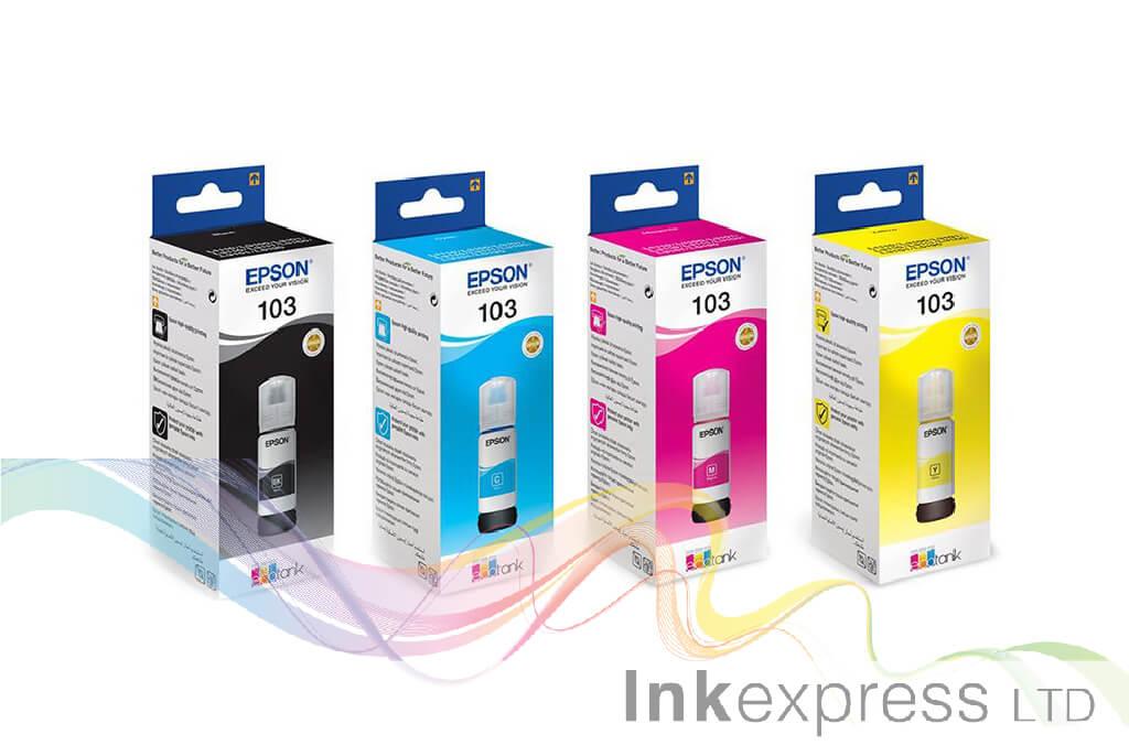 סט דיו שלם מקורי 103 ECOTANK INK