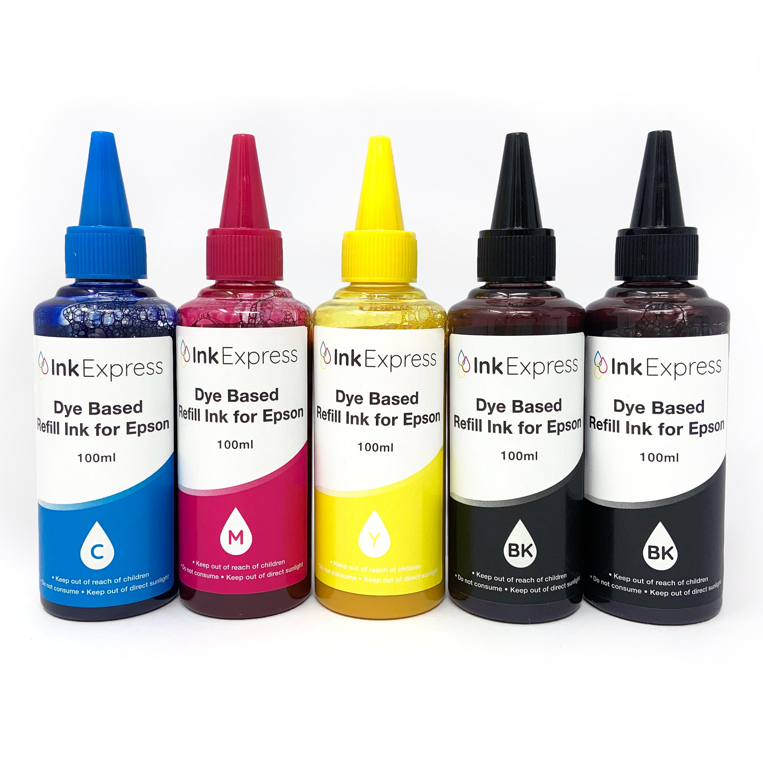 Printers With Refillable Ink Black Bulk Refill Ink Bottle - 500ml Dye ...