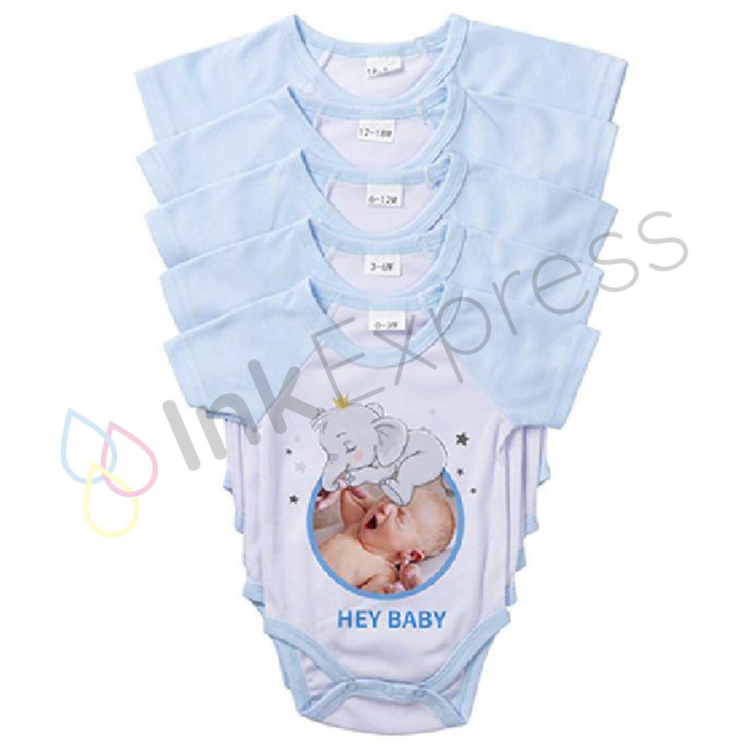 Sublimation 100% Polyester Short Sleeved Baby Vest | Ink Express